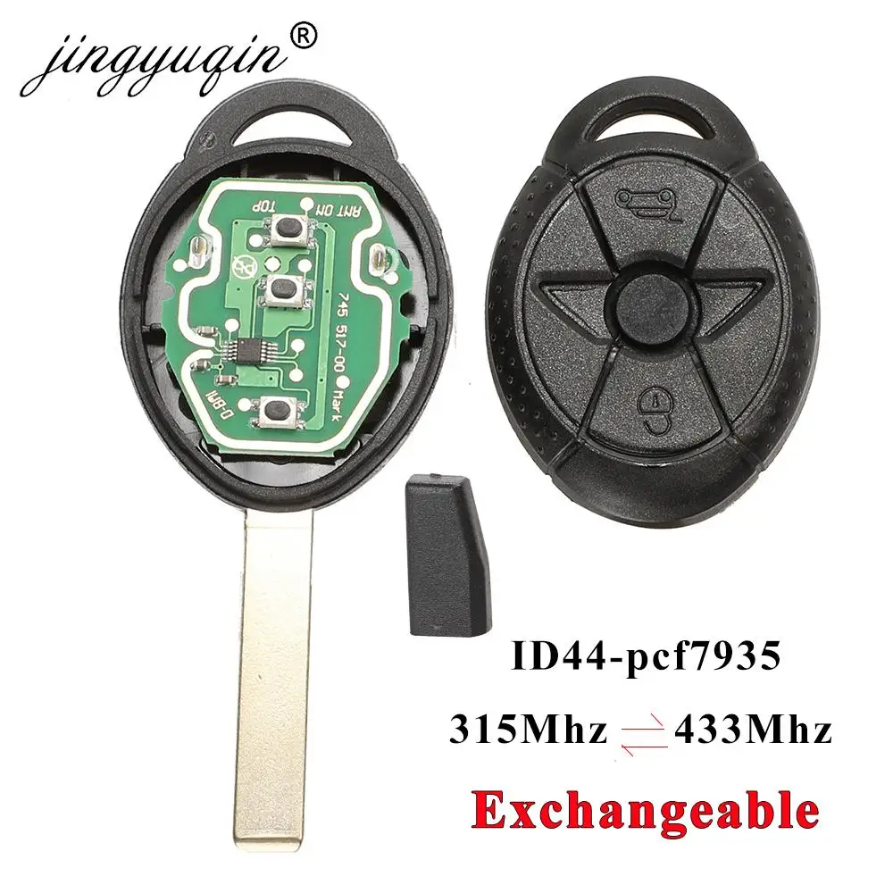 jingyuqin 2 Buttons EWS Car Remote Control Key Fob Case for Old BMW ...