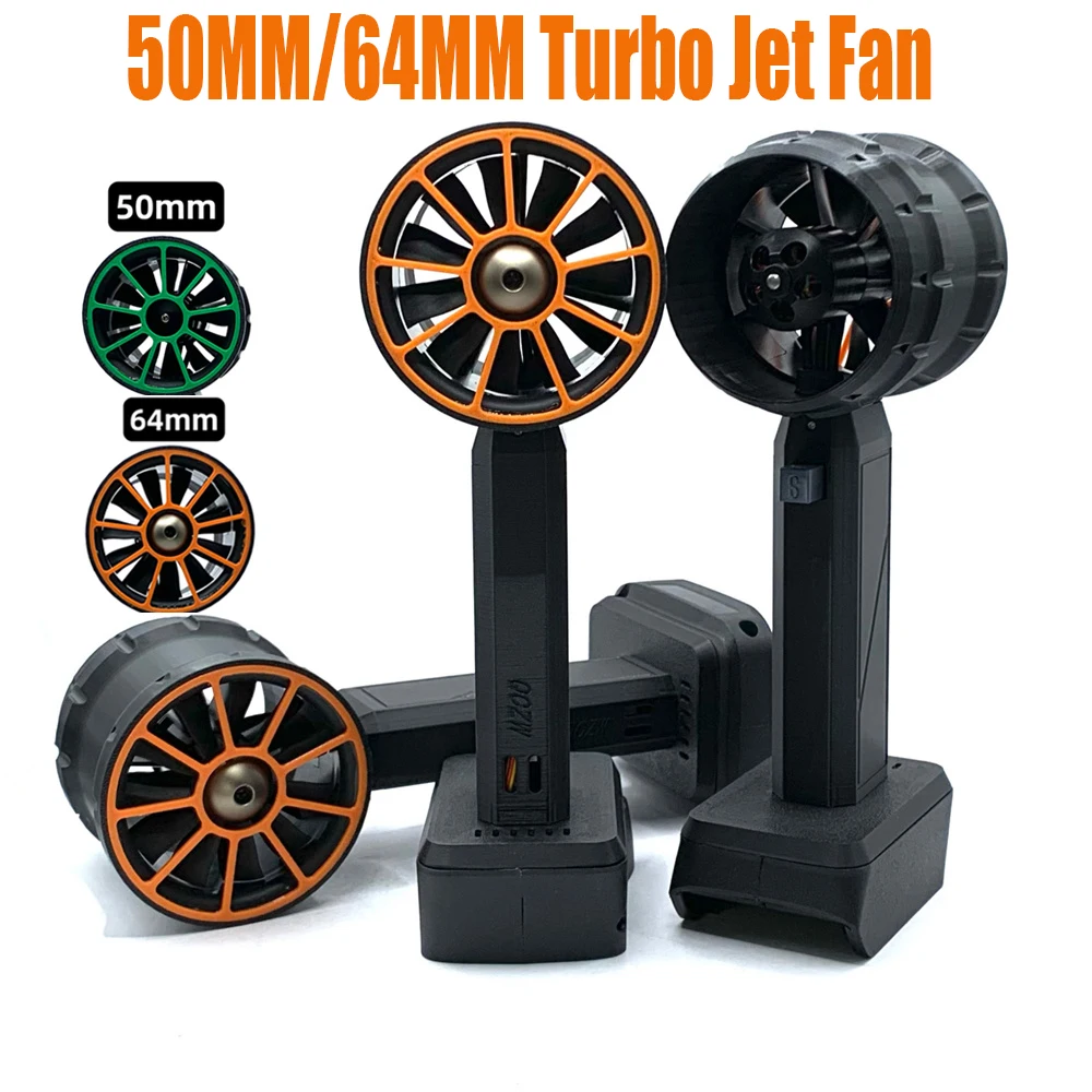 XL-Turbo-Jet-Fan-50mm-64mm-Ducted-Turbofan-Brushless-Motor-Jet-Fan ...