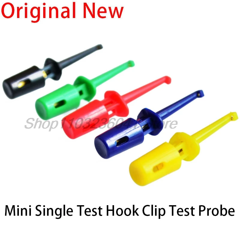 10Pcs Mini Single Test Hook Clip Test Probe for Electronic Testing IC ...