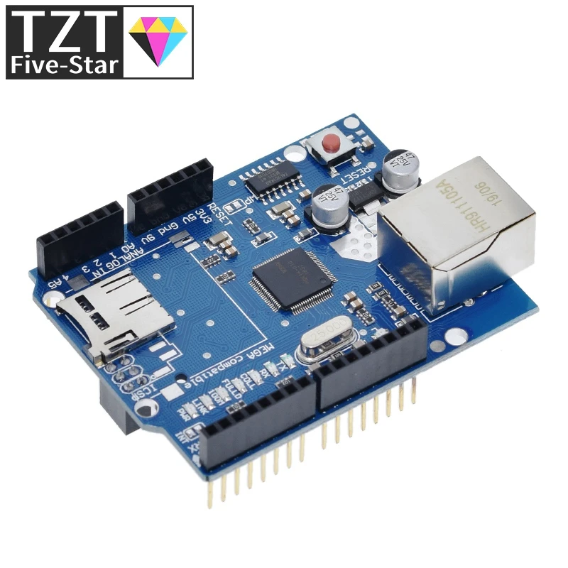 Uno Shield Ethernet Shield W5100 R3 Uno Mega 2560 1280 328 Unr R3 Only ...