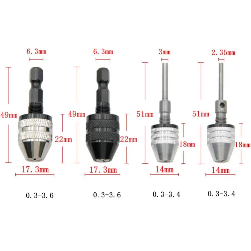 Hex-Shank-Drill-Bits-Adapters-High-Quality-Mini-Chuck-Fixture-Mini ...