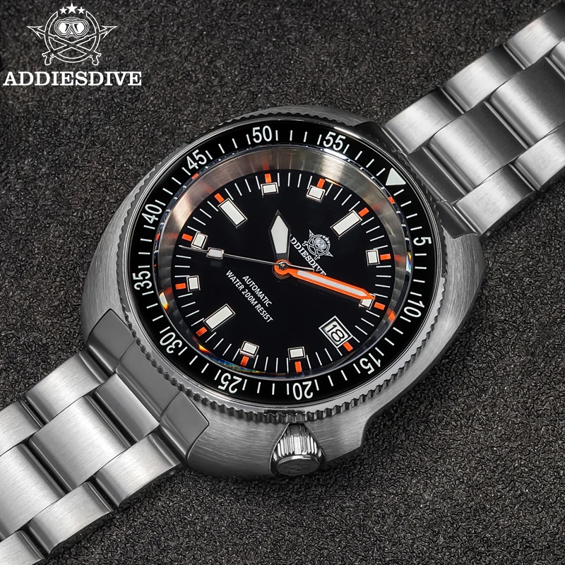 ADDIESDIVE Men Automatic Mechanical Watch Sapphire Glass 200m ...