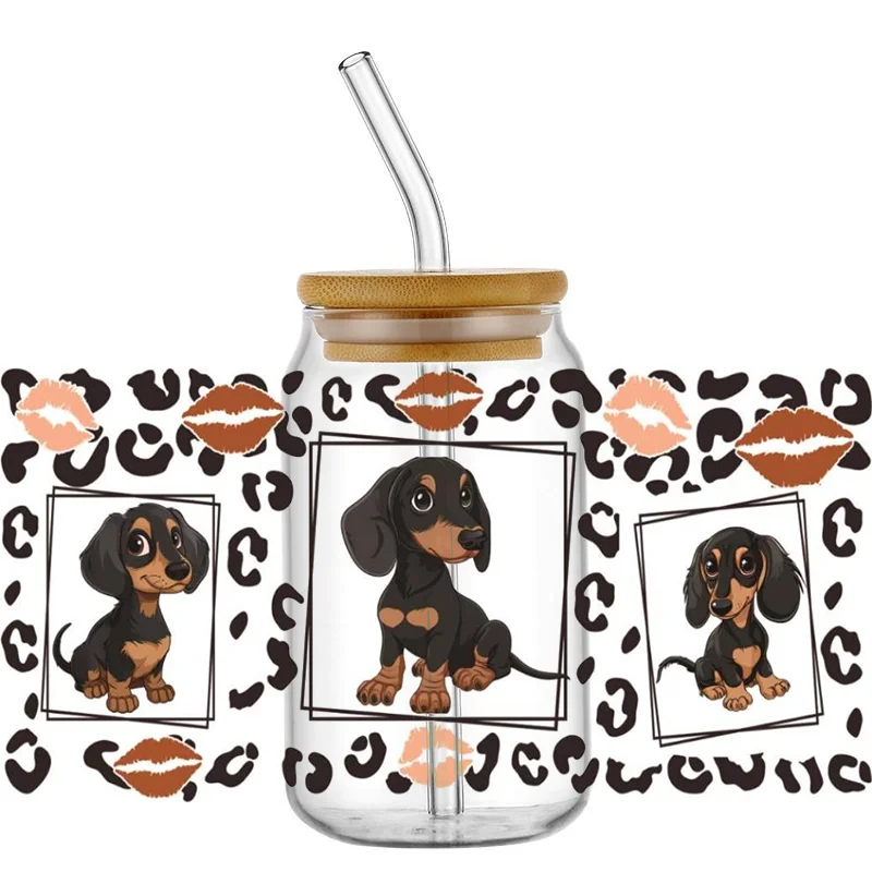 MIniso-Cartoon-Fashion-Dog-16OZ-UV-DTF-Cup-Wraps-Transfer-Sticker-For ...