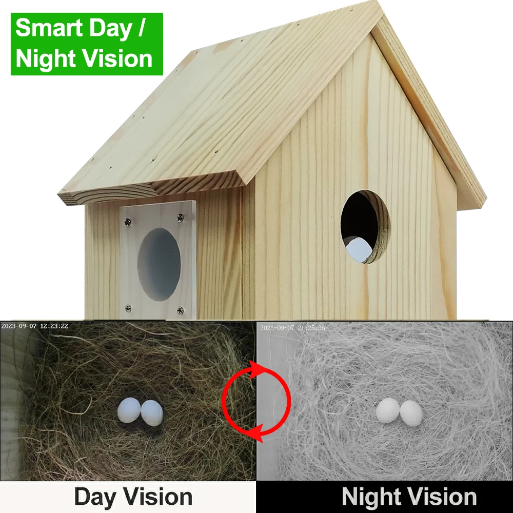 Smart Tuya Bird House 4MP HD WiFi Camera Wireless Birdbox with Night ...