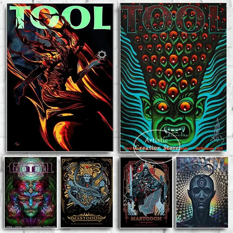 Tool-Singer-Pop-Band-Poster-Prints-Canvas-Posters-Art-Wall-Art-Painting ...