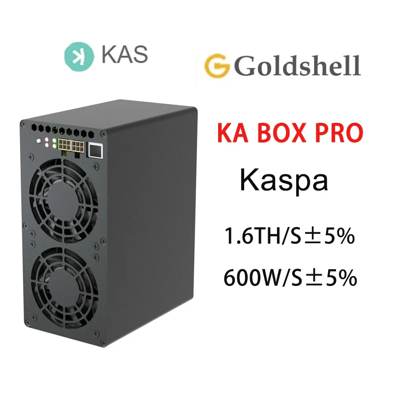 HOT-GOLDSHELL-KA-BOX-PRO-MINER-1-6TH-s-600W-KAS-KHeavyHash-Algorithm ...