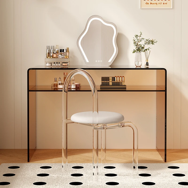 Cheap Acrylic Vanity Table Living Room Modern Desk Bedside Dressing ...