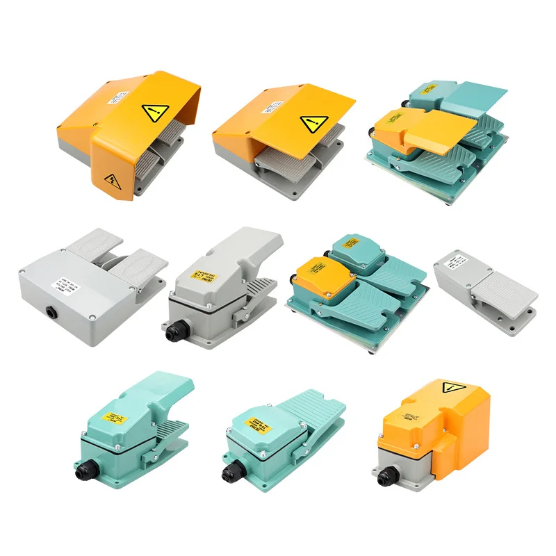 Metal foot switch foot pedal controller foot shear pedal switch TFS-302 ...