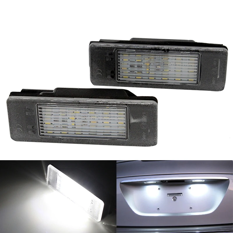 Car-LED-License-Plate-Number-Light-for-Citroen-C2-C3-C4-C5-BERLINGO-for ...