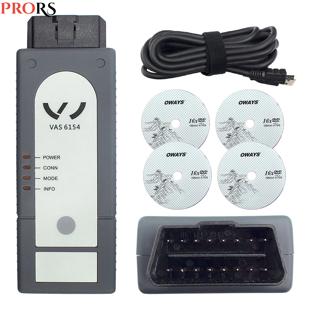 VAS6154 Wifi OBD2 ODIS 1.6.6 para Volkswagen, Audi, Skoda, diagnóstico ...