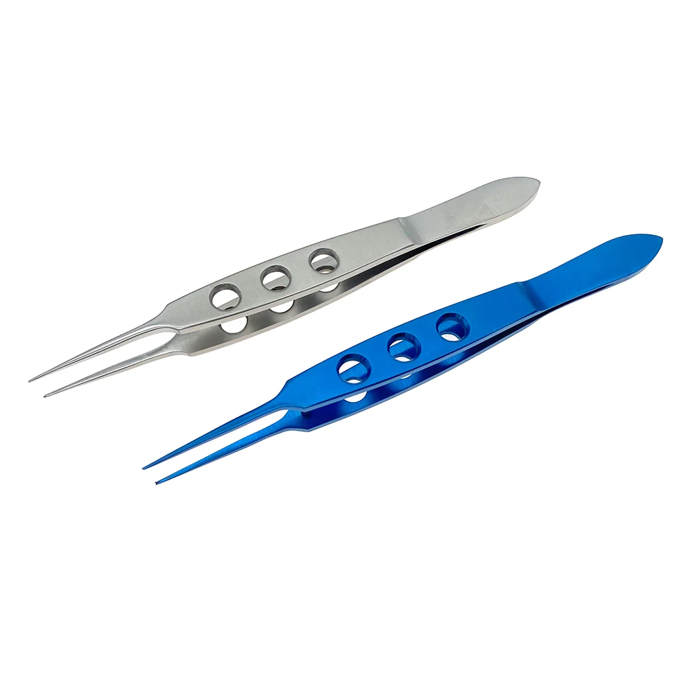 Ophthalmic-Toothed-Forceps-Surgical-Tweezers-Eye-Straight-Forceps-with ...