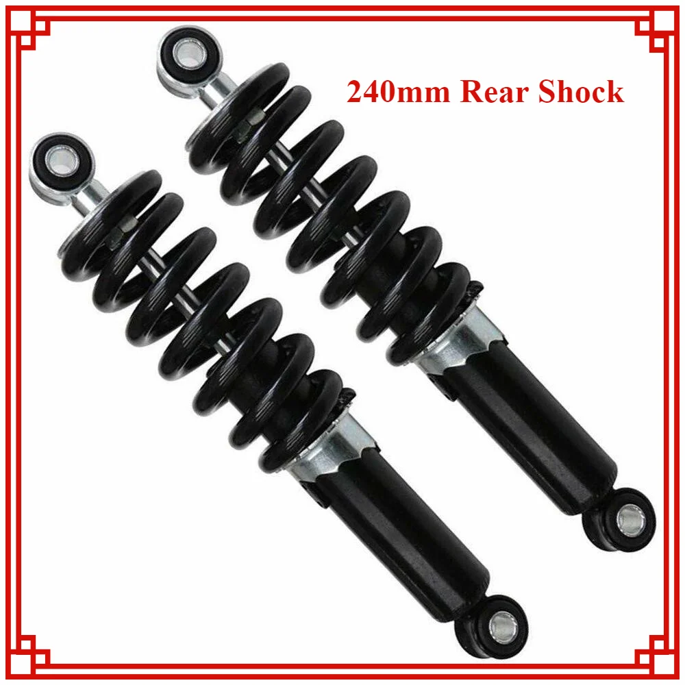 TDPRO-2x-240mm-Motorcycle-Rear-Shock-Absorber-Suspension-1200LBS-for ...