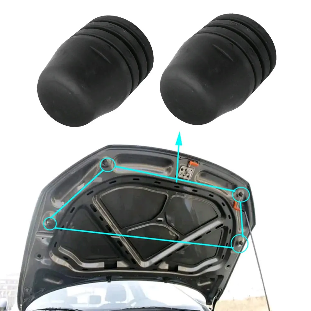 2pcs Replacement Car Accessories Car Bumper Hood Bonnet Lid Stop Rubber ...