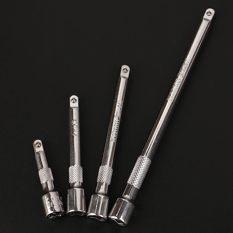 50/75/100/150mm Long Extension Bar For 1/4" Sleeve Drive Ratchet Socket ...