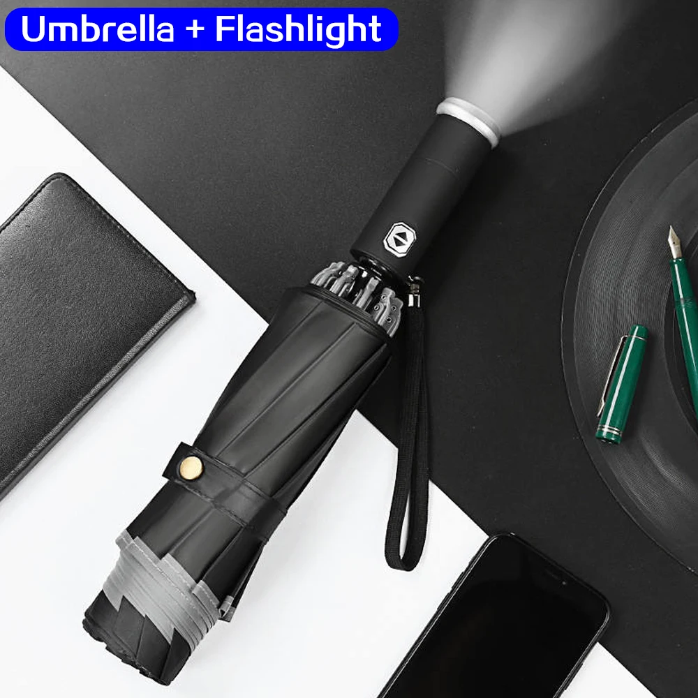 LED-Umbrella-Flash-Light-High-Quality-Waterproof-Automatic-Umbrella ...