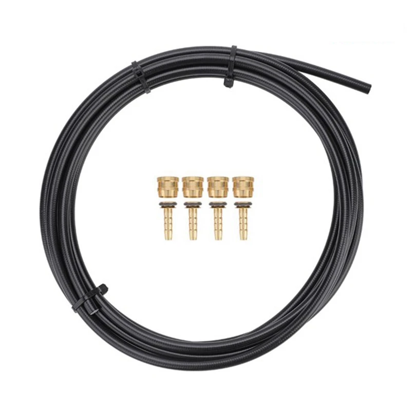 Bike-Hydraulic-Disc-Brake-Hose-Kit-Hydraulic-Brakes-With-4-Brass-Olives ...