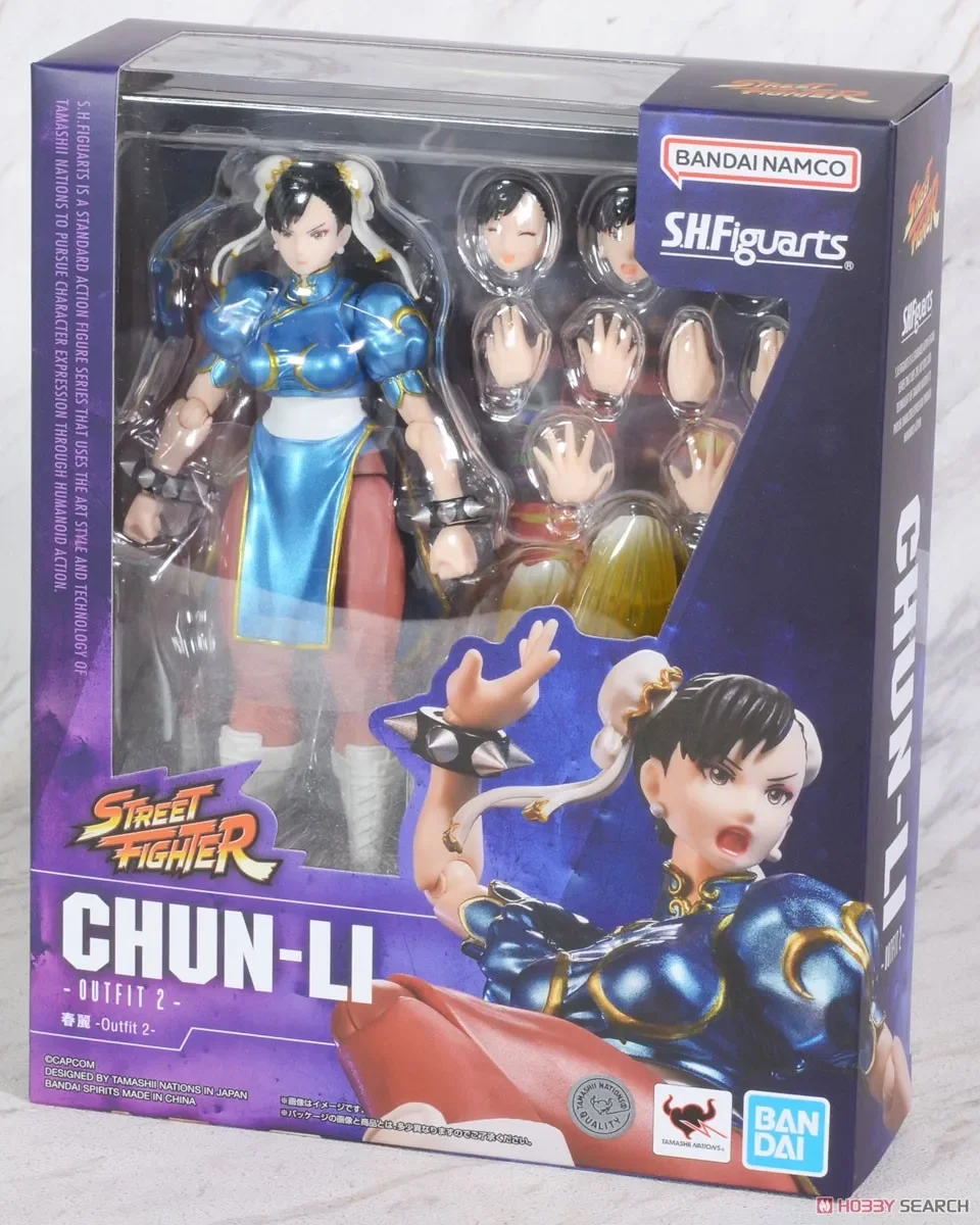 Original Bandai DXING S.H.Figuarts Shf Chun Li -Outfit 2- Street ...
