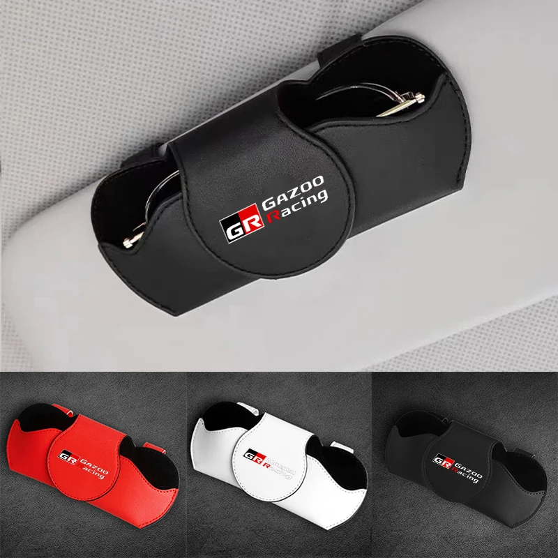 Car Sunglasses Holder For Toyota GR Gazoo Racing Sport C-HR RAV4 Multi ...