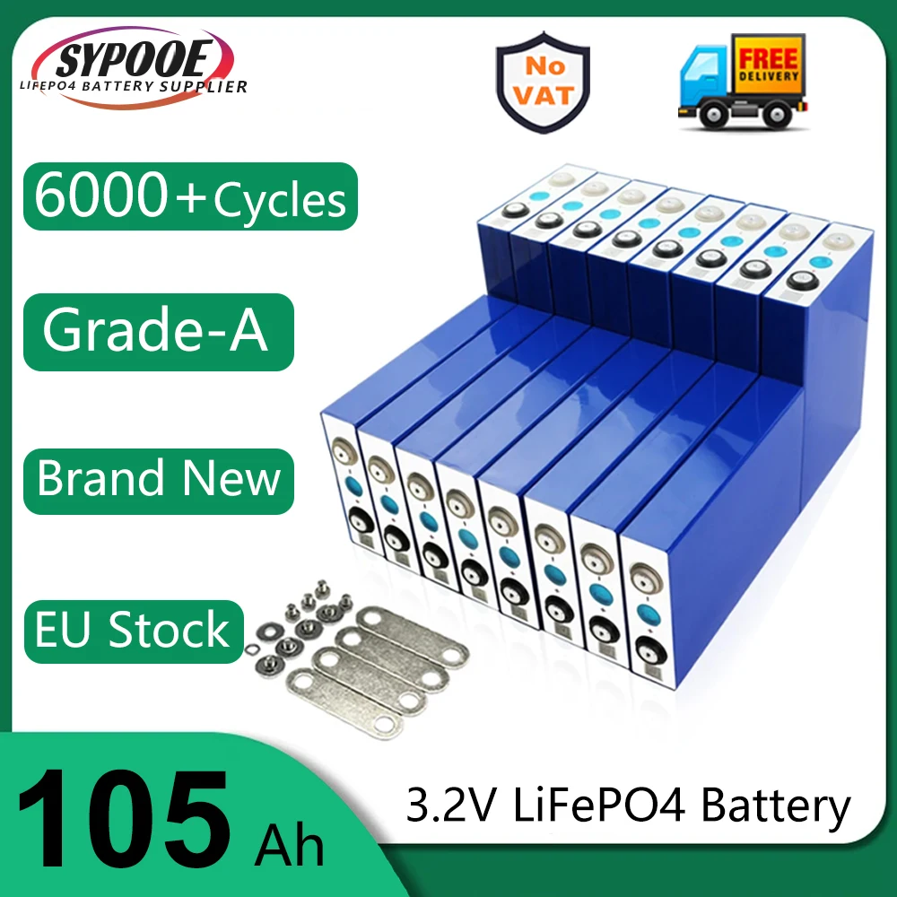 3-2V-LiFePO4-Battery-105Ah-200Ah-280Ah-310Ah-Grade-A-Brand-New-DIY-12V ...