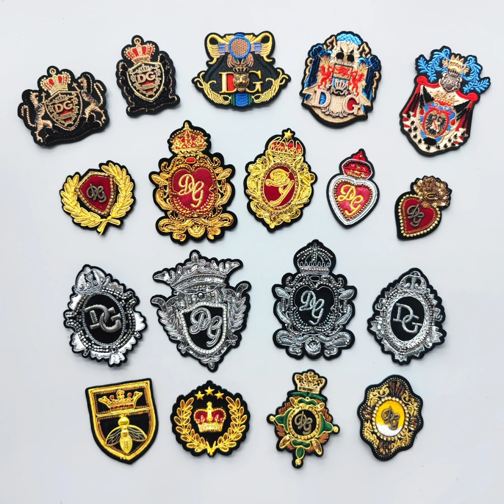 VIPOINT-Toothbrush-Embroidery-Metal-Patch-Letter-Patches-Sheep-Applique ...