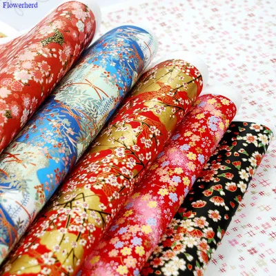 Chinese Style Flowers Patterns Wrapping Paper Christmas Gift Packaging ...