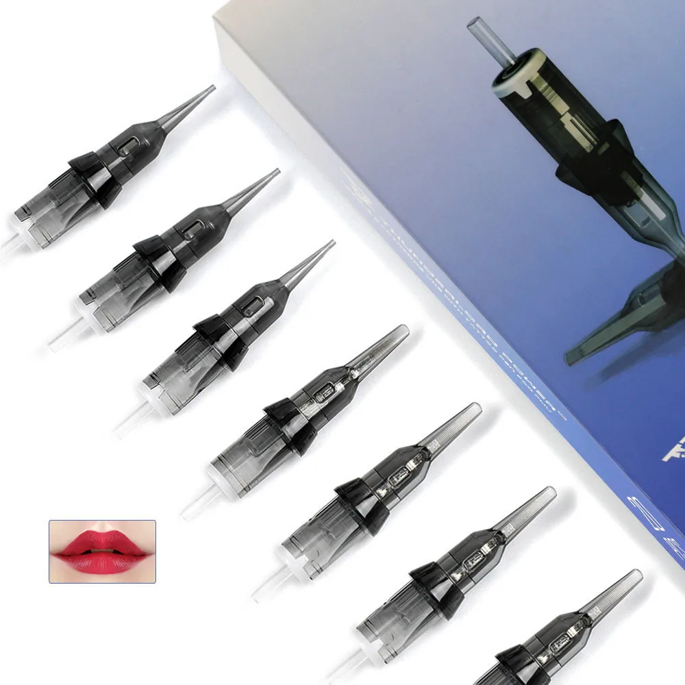 20pcs Tattoo Needles 3rl Permanent Makeup Cartridge For Pmu Round Liner ...