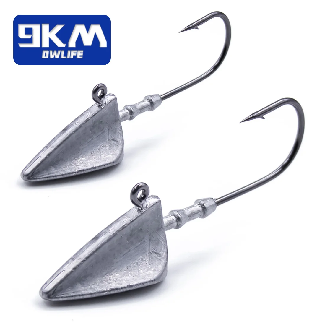 Triangle Head Hooks 10~20pcs Saltwater Fishing Hooks Soft Worm Fishing ...