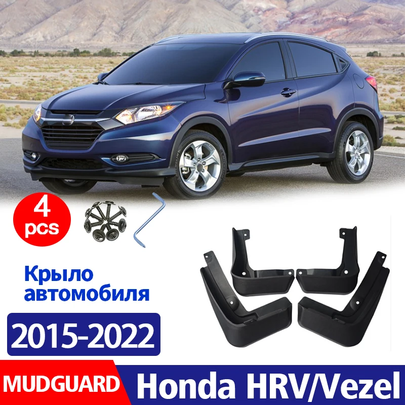 Front-Rear-4pcs-FOR-Honda-HRV-Vezel-2015-2022-Mudguard-Fender-Mud-Flap ...