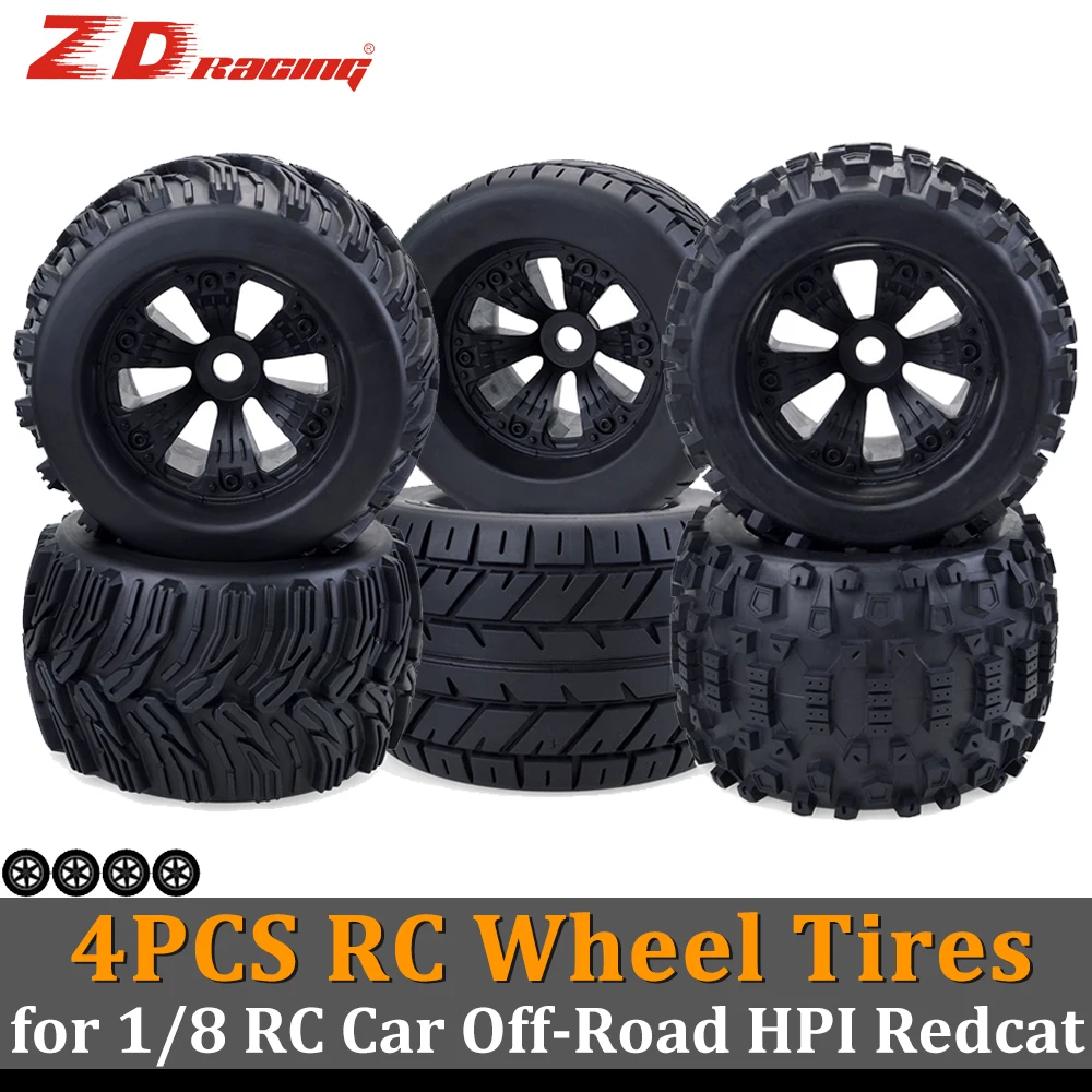 ZD-4PCS-RC-Wheel-Tires-170MM-Monster-Truck-Wheels-Tire-17mm-Hub-Hex-for ...