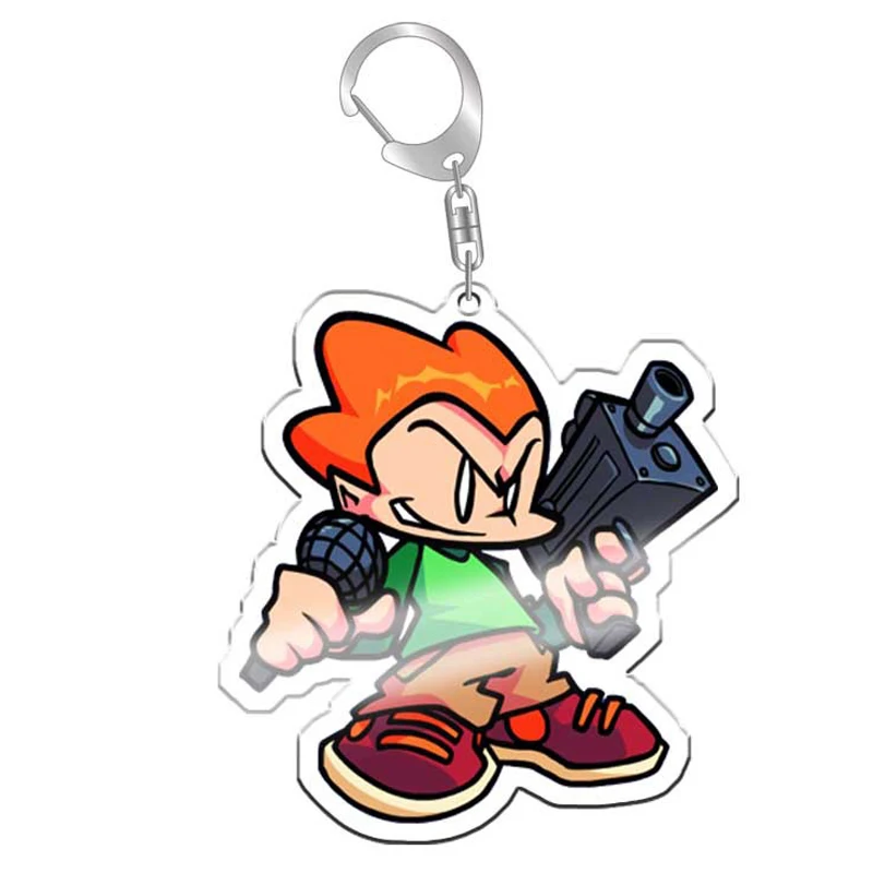 Friday-Night-Funkin-Anime-Keychains-For-Car-Acrylic-Cartoon-Figure ...