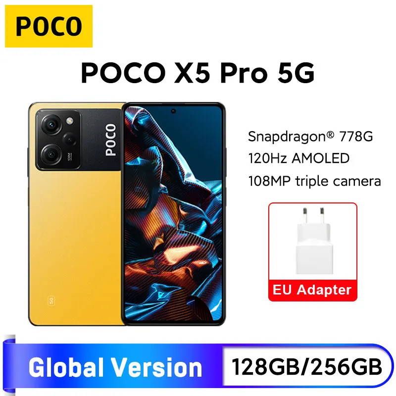 Global Version Poco X5 Pro 5g Smartphone 128gb/256gb Nfc Snapdragon ...