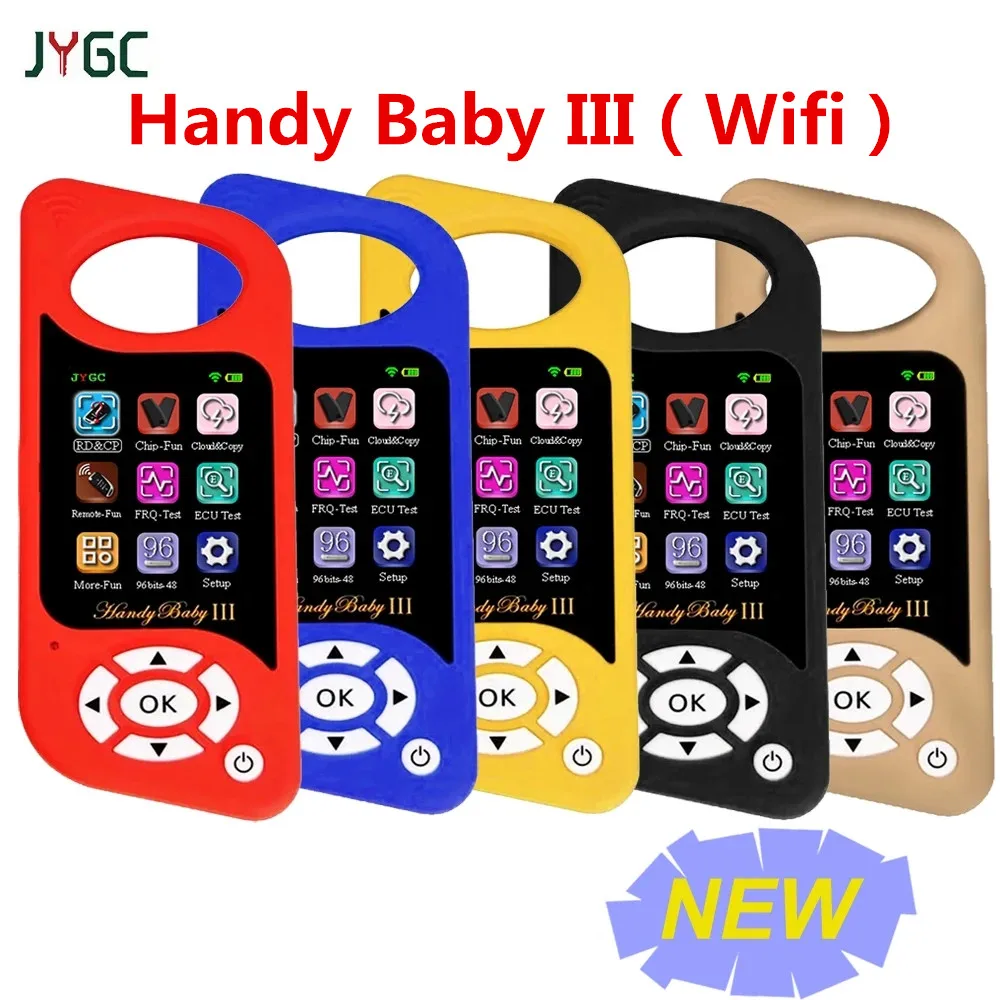 JYGC Handy Baby3 Auto Key Tool for 4D/46/48/G/King Chip Red Chips ...