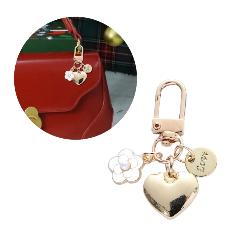 Colorful-Heart-Pendant-Keychain-Handmade-Unisex-Key-Chain-Handbag ...