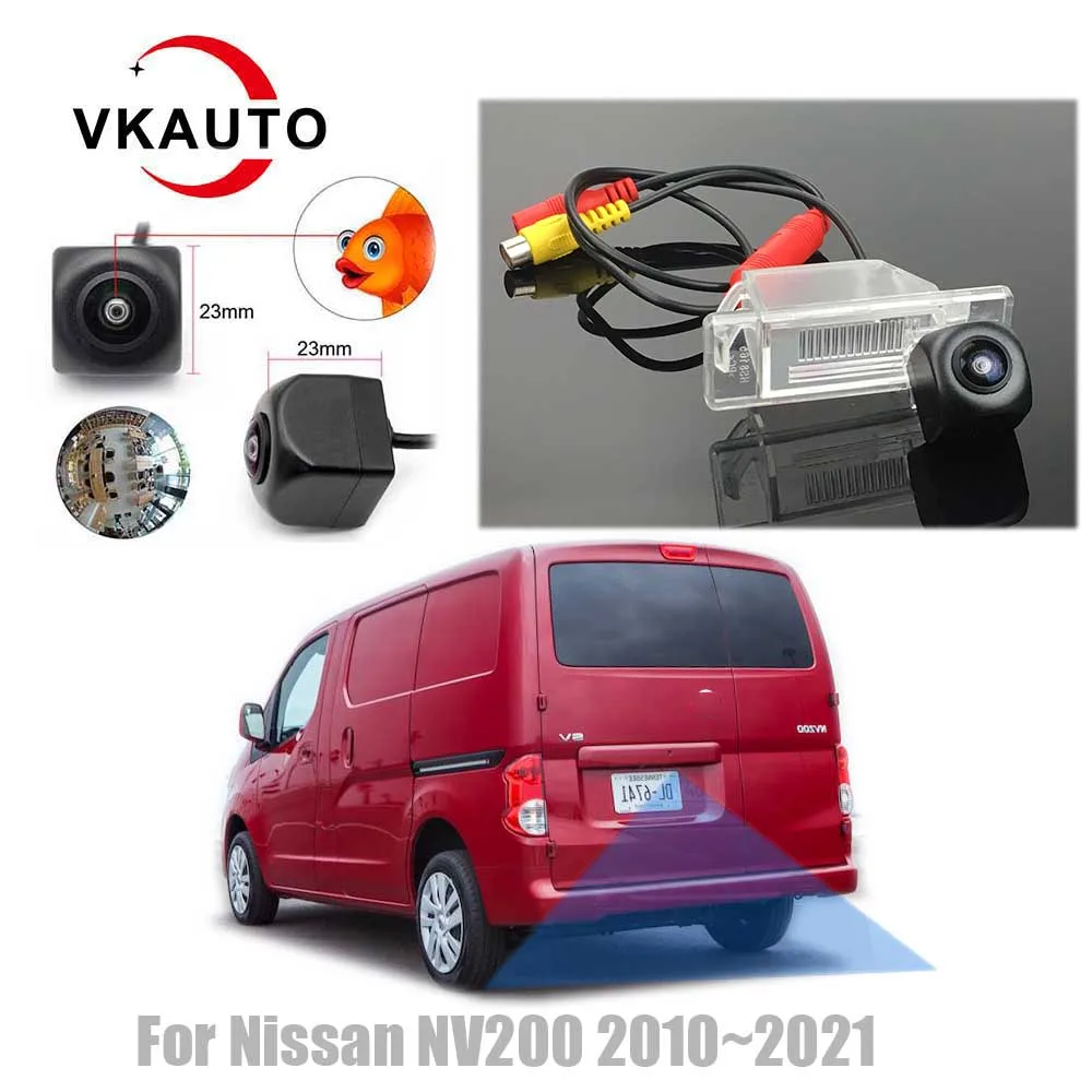 VKAUTO Fish Eye Rear View Camera For Nissan NV200 Evalia Vanette For ...