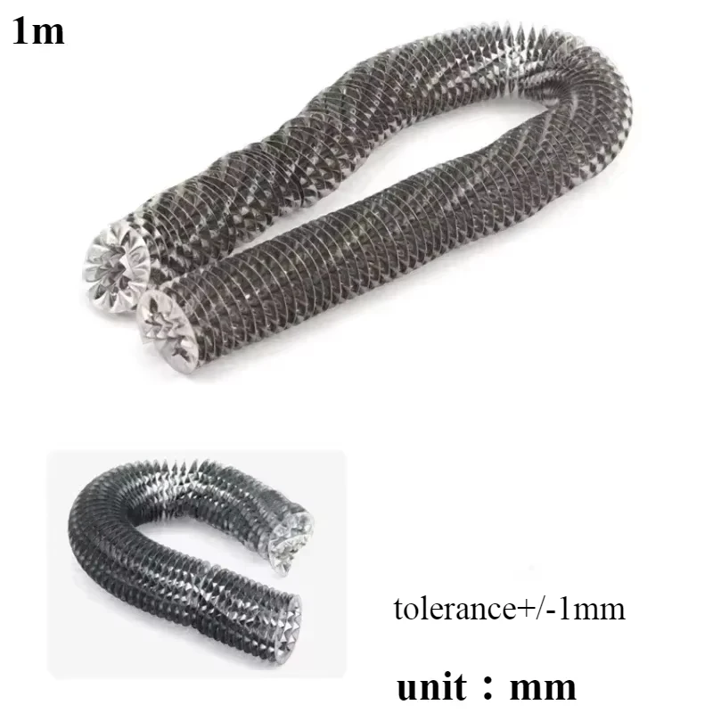 1m stainless steel Spiral hollow fin heat sink for heating Cooling tube ...