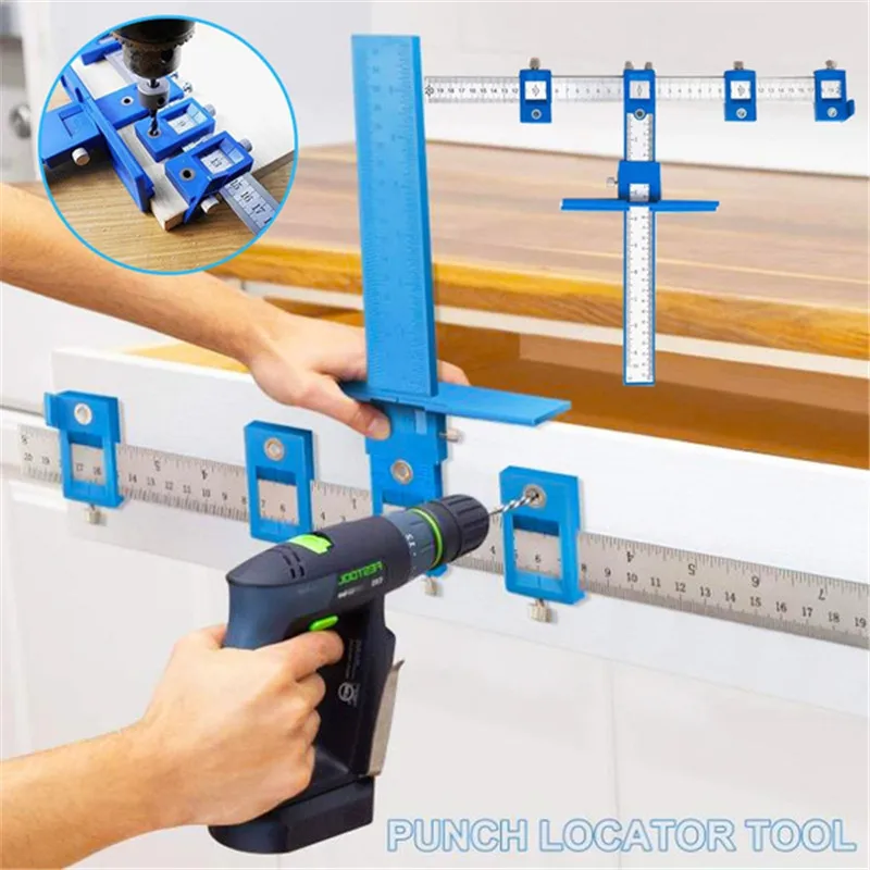 Upgrade-Drill-Guide-Punch-Locator-Installation-Ruler-Tool-Hole-Punch ...