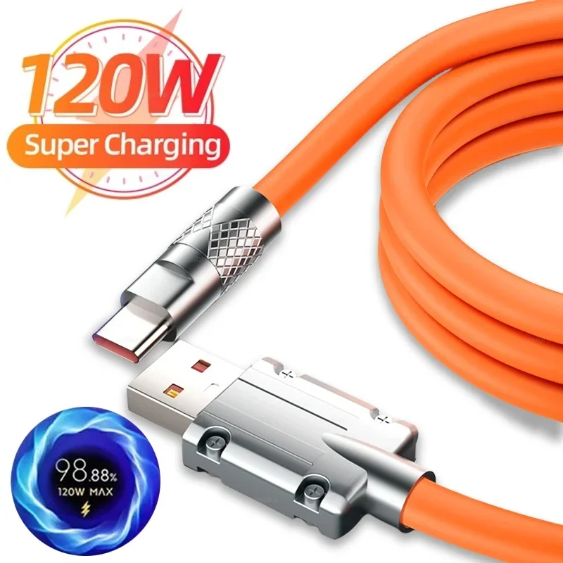 120W-6A-Super-Fast-Charge-USB-Type-C-Liquid-Silicone-Cable-Quick ...