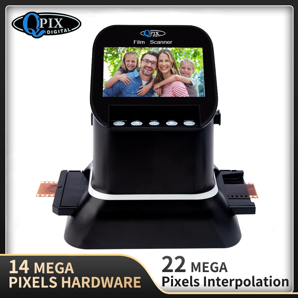 High Resolution 120 Film Scanner 22 Mega pixels Slide Negative Photo ...