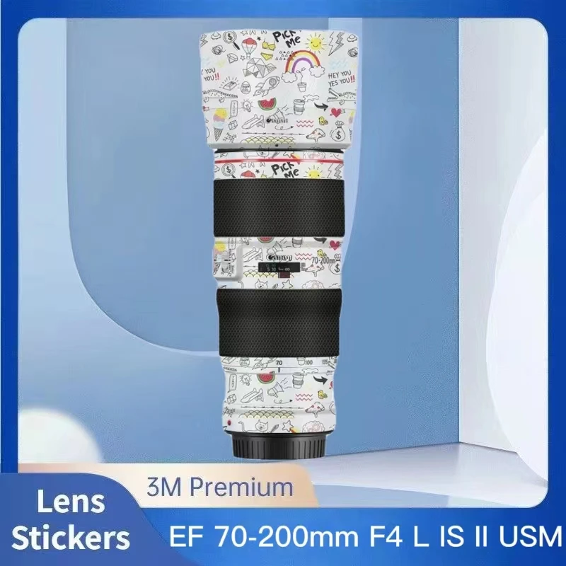 For-Canon-EF-70-200mm-F4-L-IS-II-USM-Anti-Scratch-Camera-Lens-Sticker ...