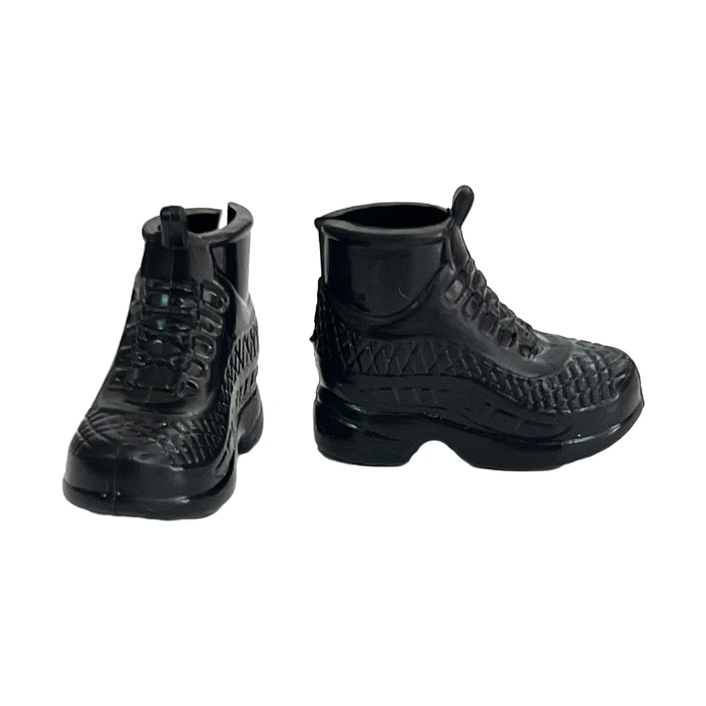 New 5 Pairs /Set Fashion Black Sneakers Sports Shoes For Barbie Doll ...