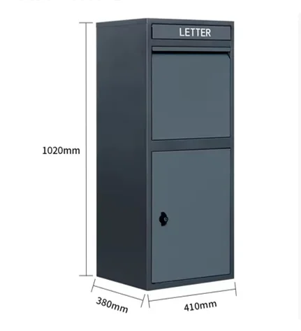 Galvanized Steel Anti-rust Dropbox Package Dropping Delivery Locker ...