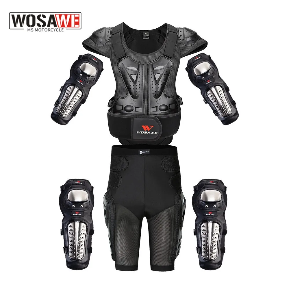 Motocross Protection Jacket Glove Knee Protector | Motorcycle ...