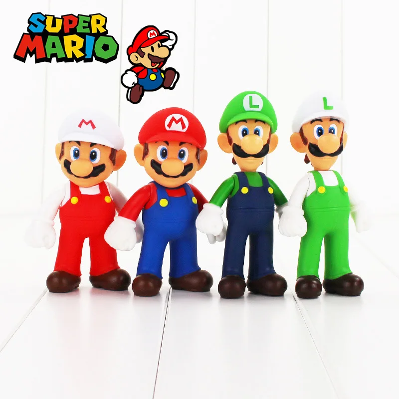 Super Mario Bros Kit de garagem para decoração, boneca fofa, modelo ...