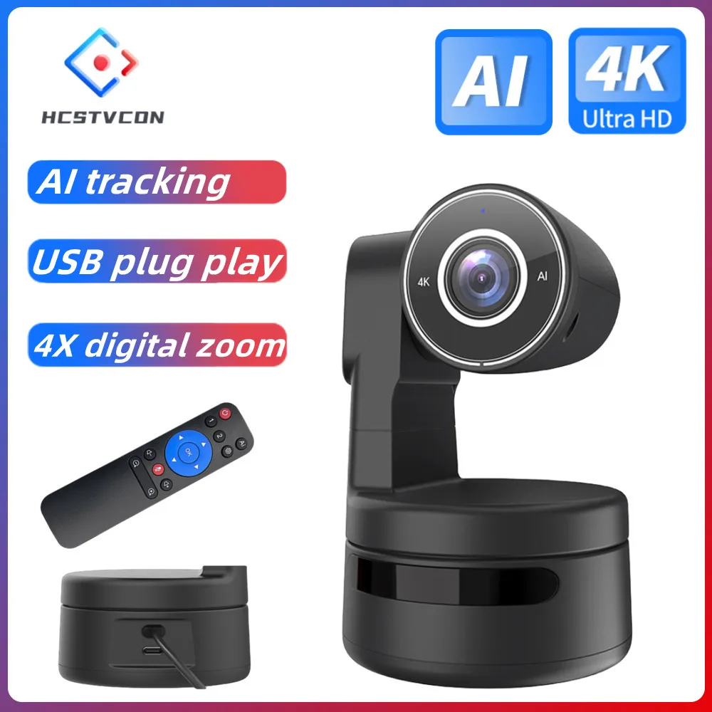 4K-Ptz-Webcam-Ai-Functie-Met-Microfoons-Camera-4x-Digitale-Zoom ...