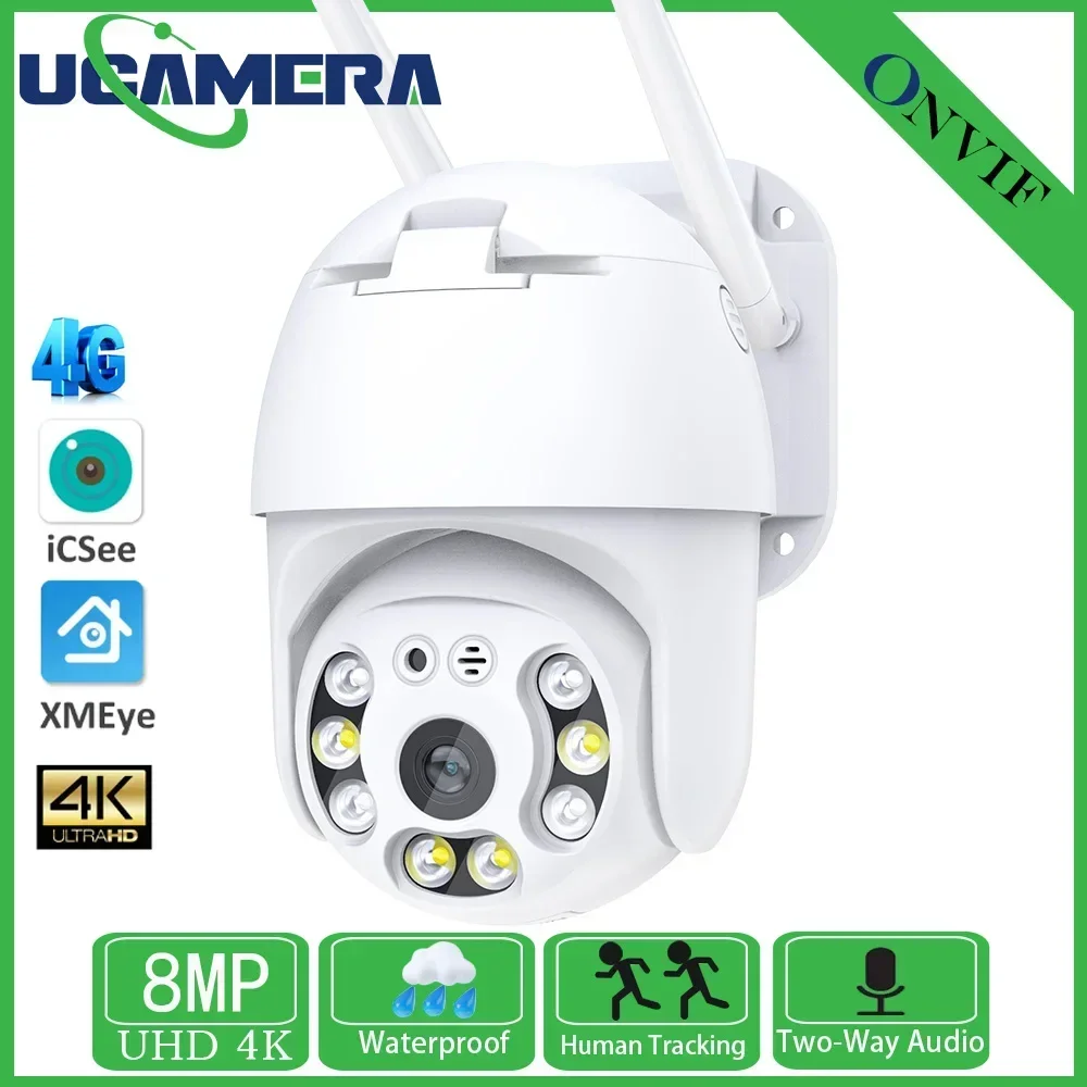 4G-SIM-Card-IP-Camera-PTZ-4MP-8MP-HD-Wireless-WIFI-Security-Dome-Camera ...