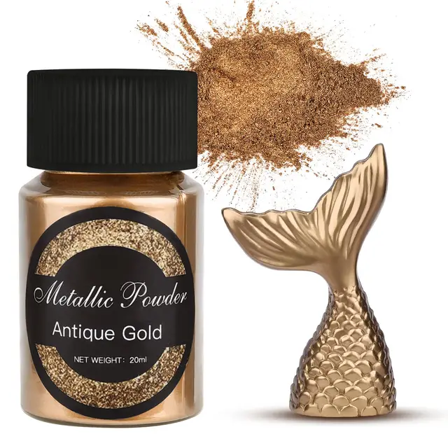 Metallic Resin Pigments Gold Silver Color Pearlescent Colorant Pearl ...