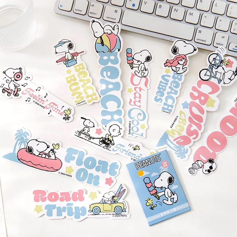 10-pcs-bag-Kawaii-Snoopy-Memo-Pad-Bookmark-Creative-Dog-Book-Marks-For ...