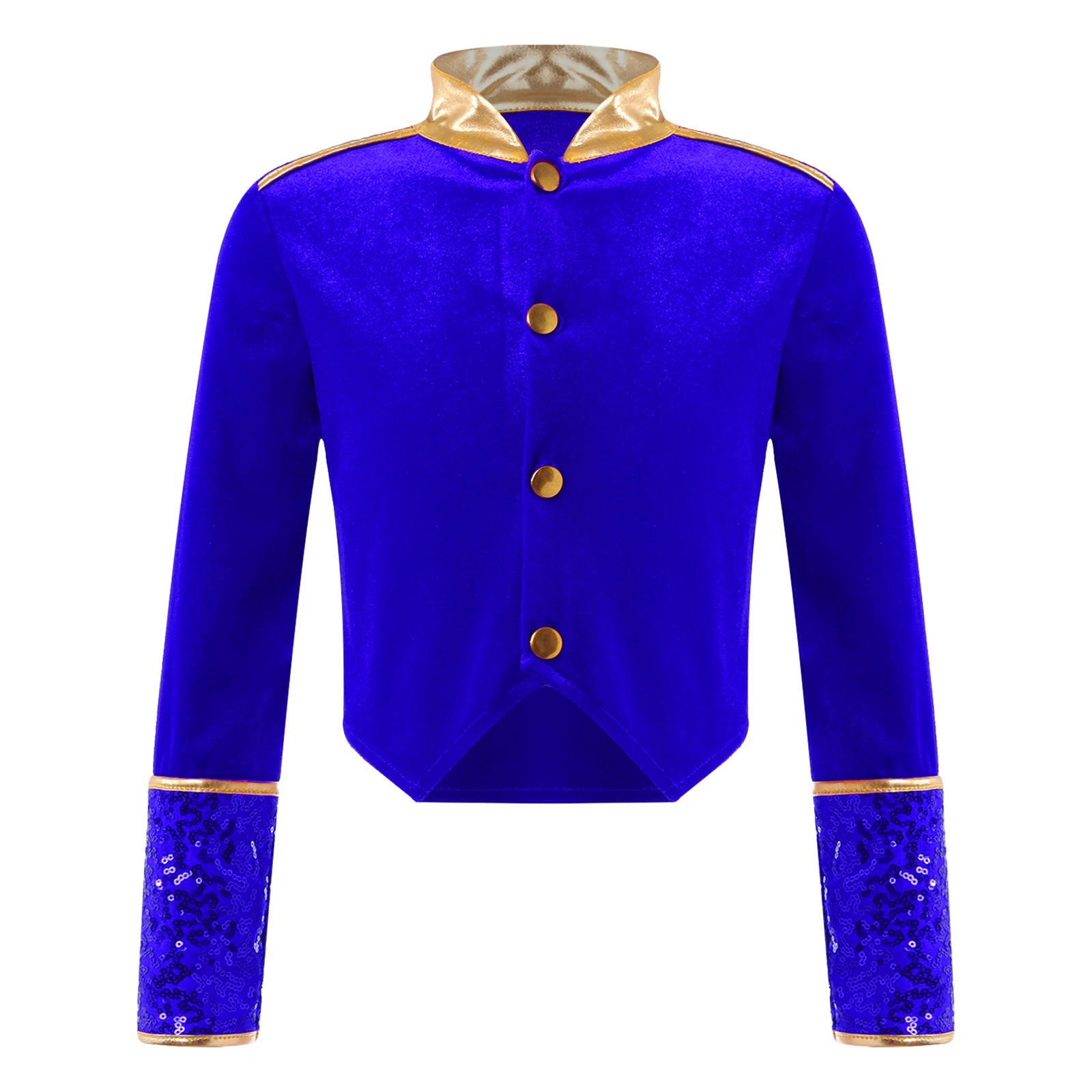 Kids-Girls-Drum-Major-Majorette-Costume-Long-Sleeve-Jacket-Marching ...