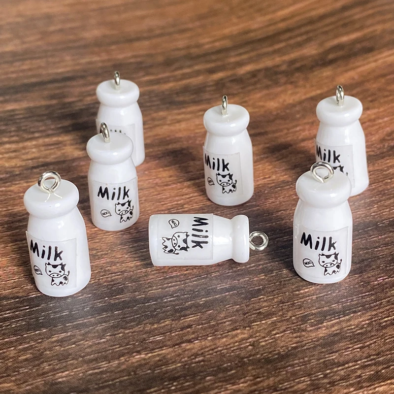 10pcs-Mini-Miniature-Milk-Bottle-Resin-Charms-Cute-Cow-Beverage-Bottles ...