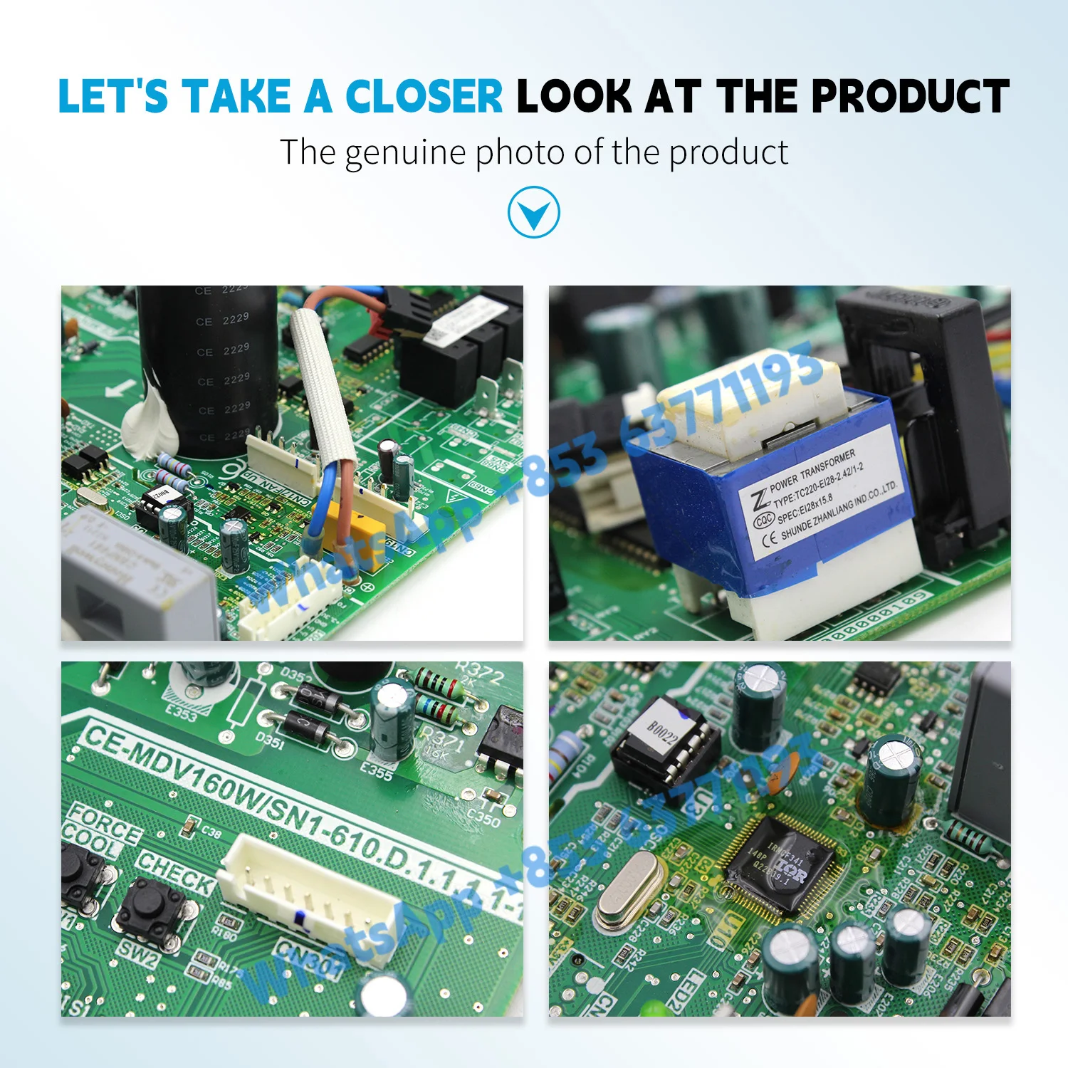 New Outdoor Main Control Board Assembly pcb 17127000001904 For Midea ...